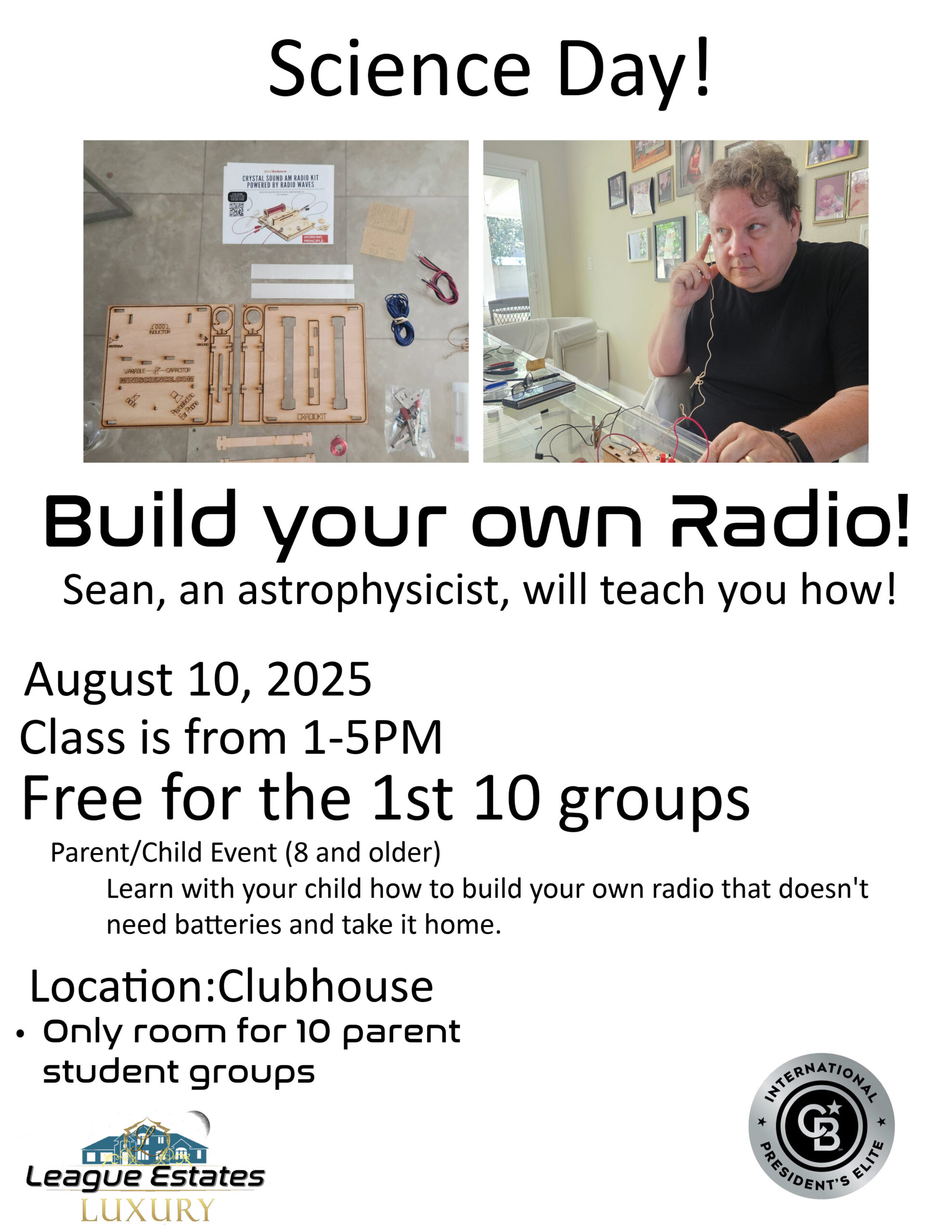 SCIENCE DAY with Sean - League Estates Luxury